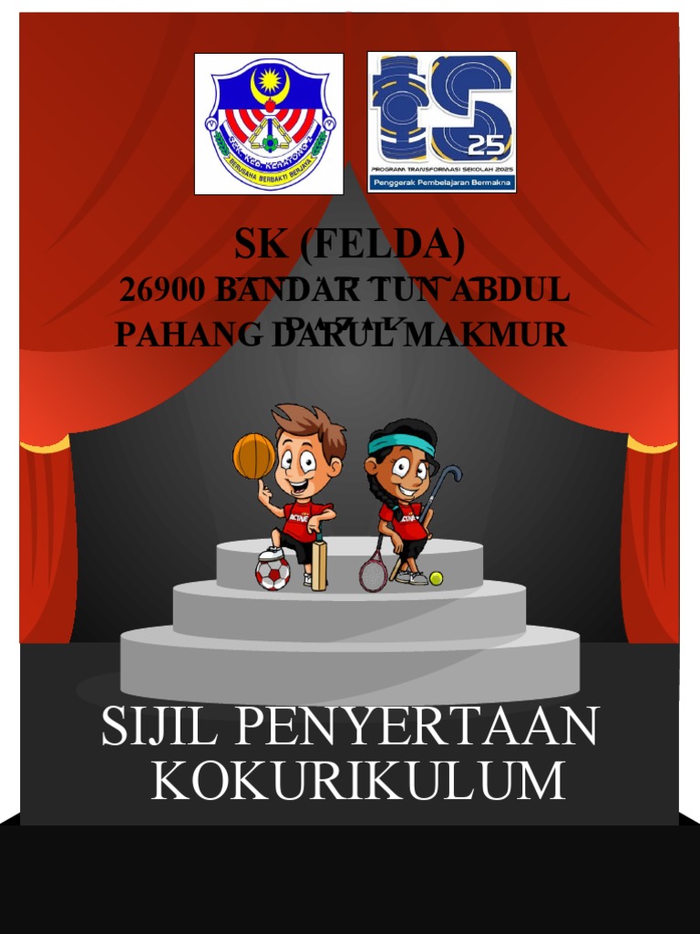 Cover File Sijil Penyertaan | PDF