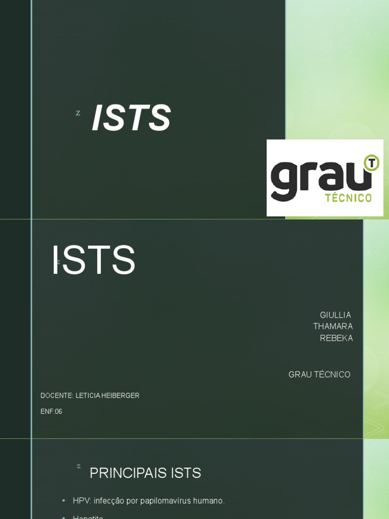 Ists | PDF | Infecção sexualmente transmissível | Hepatite