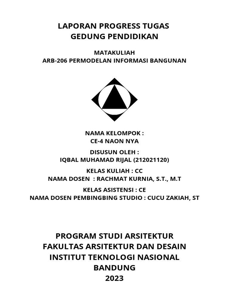 Laporan Progress Tugas Gedung Pendidikan | PDF