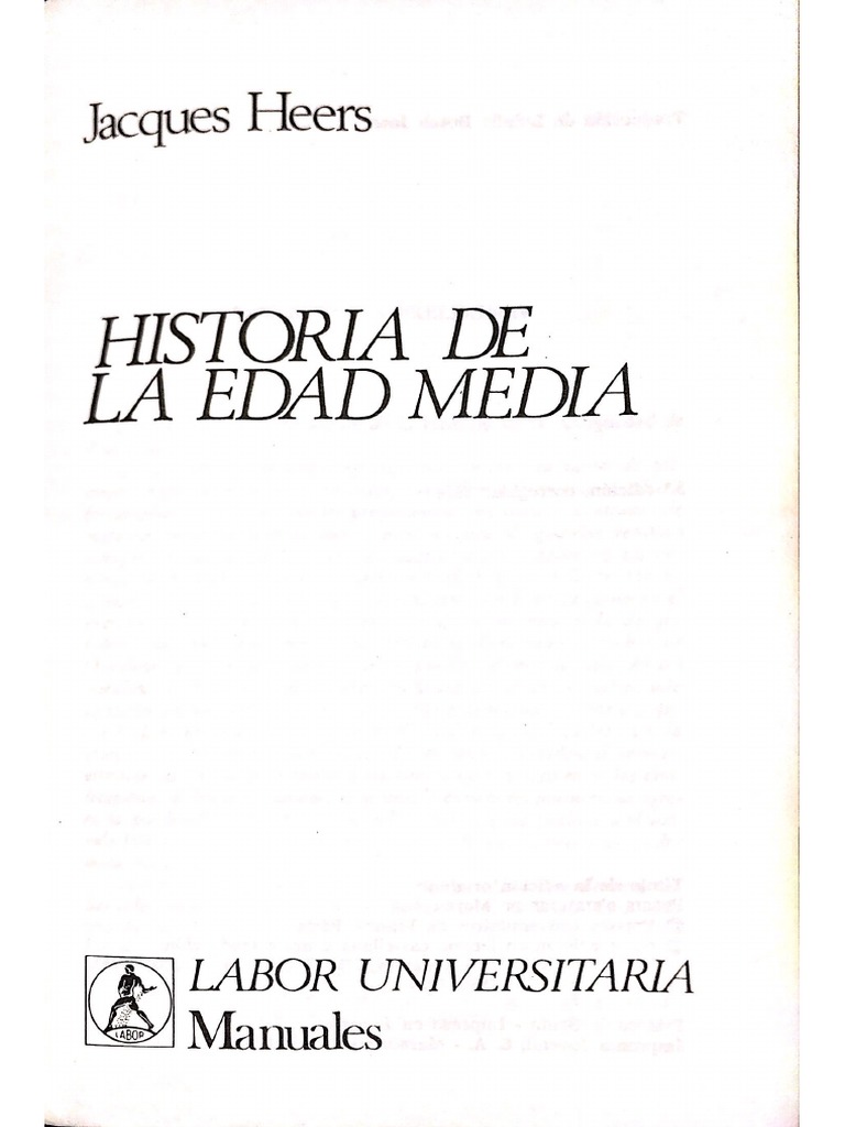 HEERS JACQUES Hist de La E Media-1 | PDF