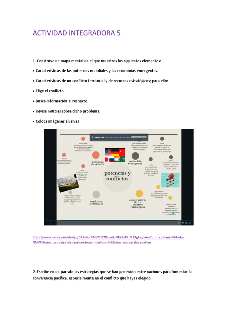 ACTIVIDAD INTEGRADORA 5 | PDF