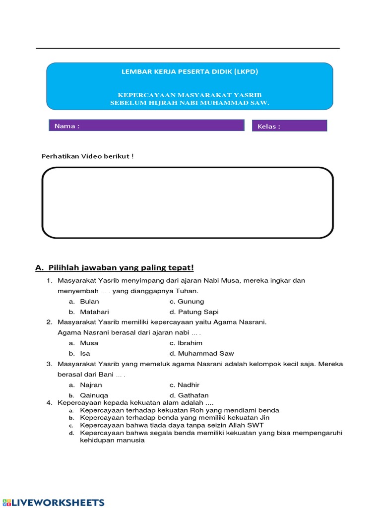 LKP Ski Kelas 3 Semester 1 Tahun 2021 - 2022 | PDF