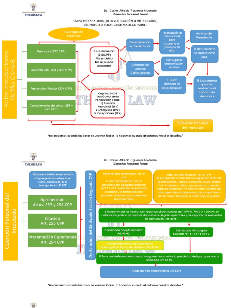 ESQUEMAS Etapa Preparatoria o de Investigación | PDF | Fiscal | Queja