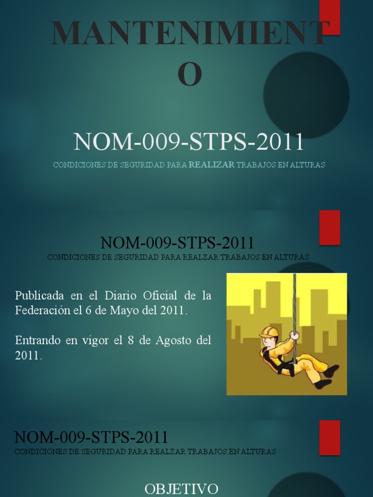 nom-009-stps-2011 | PDF