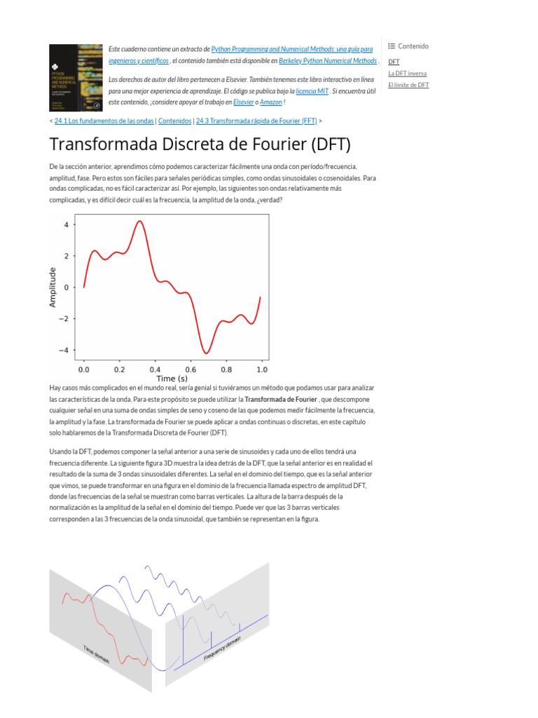 Transformada discreta de Fourier (DFT)_ métodos numéricos de Python | PDF | Transformada ...