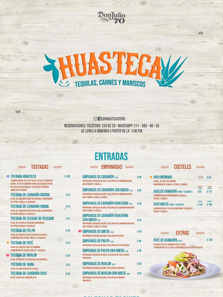 MENU HUASTECA | PDF