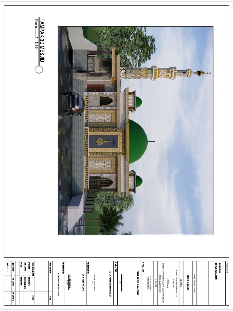 Desain Mesjid Almukmin | PDF