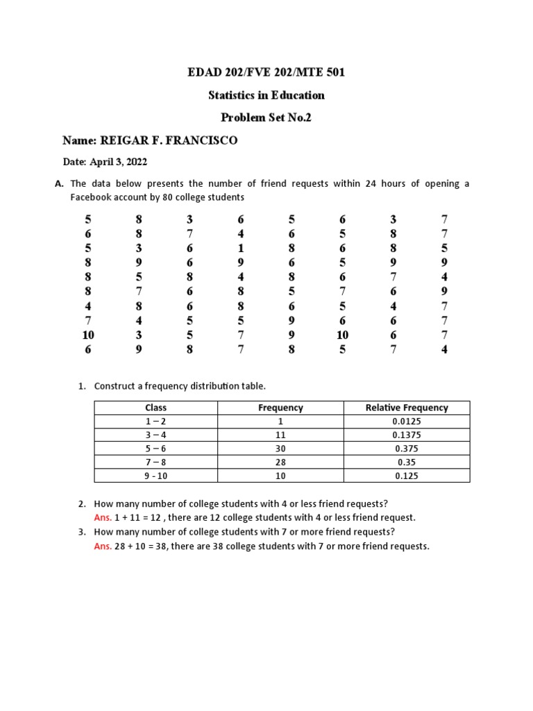 Problem Set 2 Pdf