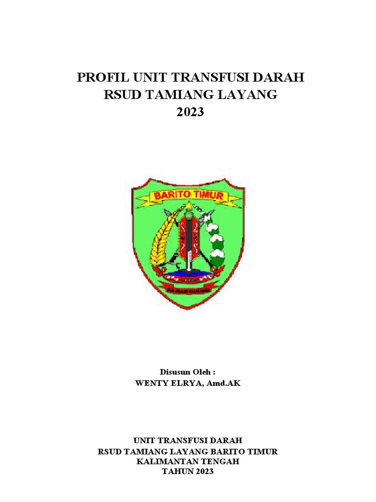 Profil UTD RSUD Tamiang Layang 2023 | PDF