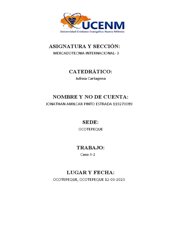Caso de Estudio Individual 3-2 119270089-Jonathan Pinto | PDF | Juegos olímpicos | NBC