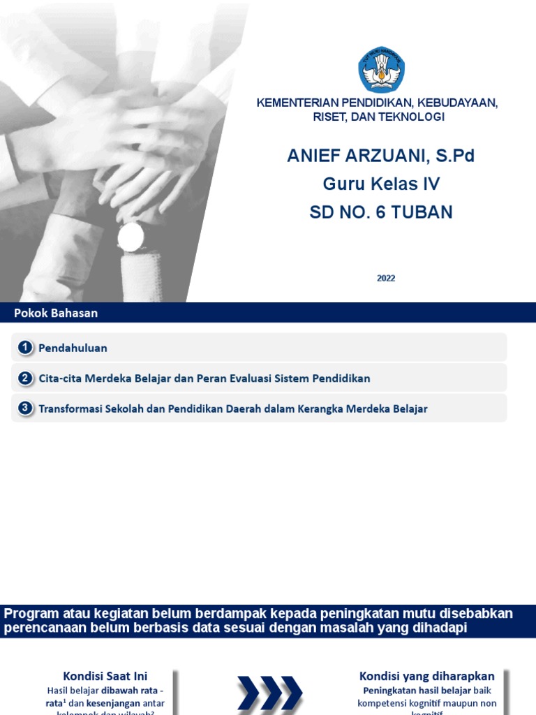 Aksi Nyata - PPT Merdeka Belajar | PDF