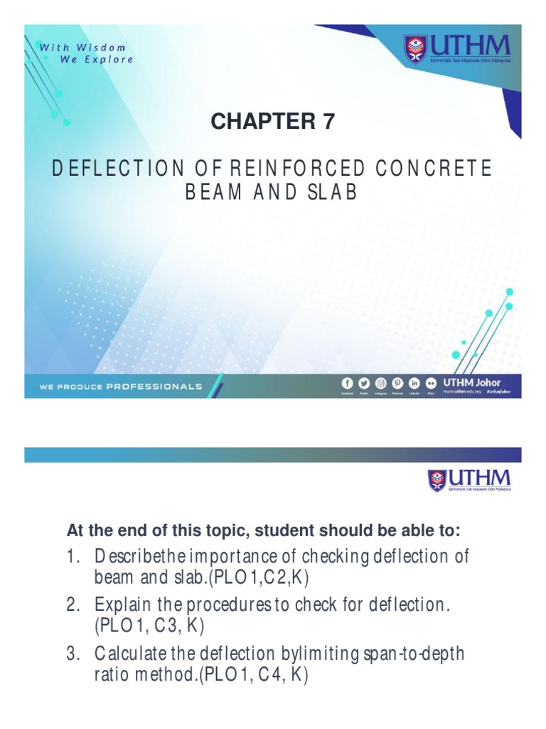 Deflection Check for Concrete Beams and Slabs | PDF | Beam (Structure ...