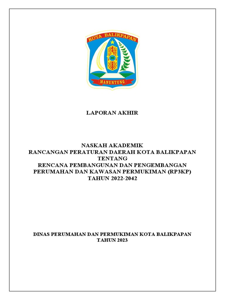 Cover - NA RP3KP Balikpapan - 250423 | PDF