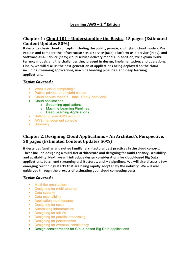 2nd Edition - Learning AWS | PDF