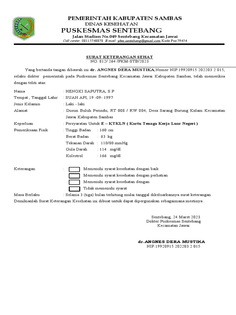 Surat SKK Bang Iden | PDF