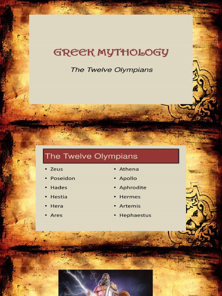 12 Olympians | PDF | Twelve Olympians | Zeus