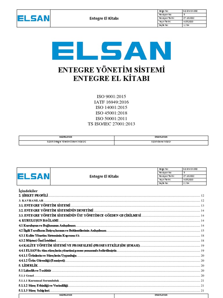 ELSAN Entegre El Kitabi | PDF