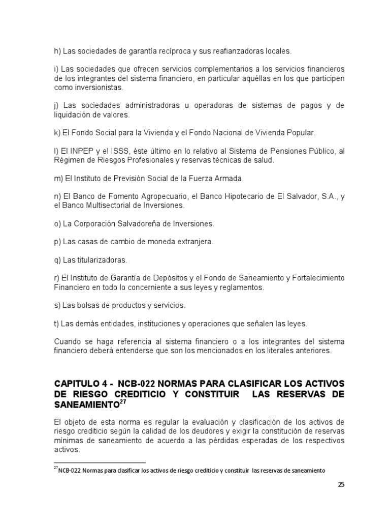 NCB 022 | PDF | Préstamo hipotecario | Riesgo crediticio