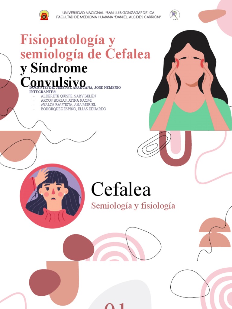 Fisiopatología de Cefalea y Convulsiones | PDF