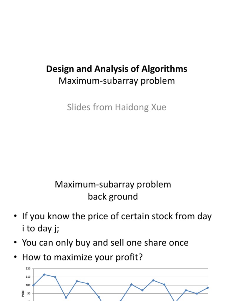 Maximum Subarray Problem | Download Free PDF | Computer Programming ... Maximum Subarray Problem | Download Free PDF | Computer Programming ...