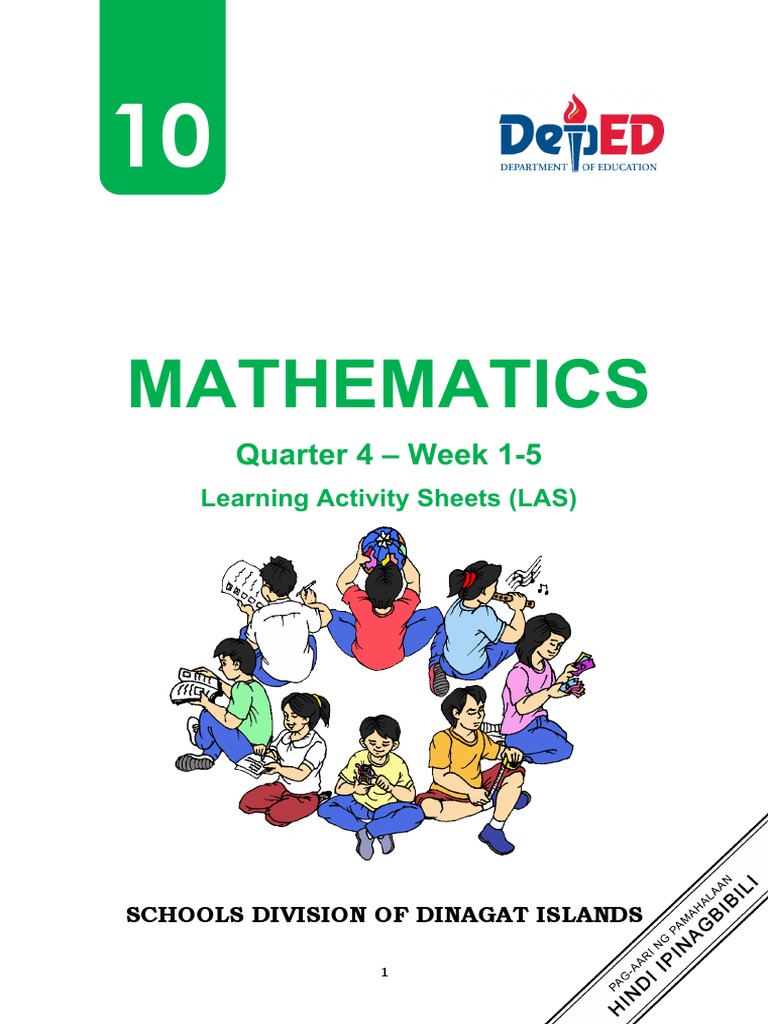 Mathematics 10 Q4 Week 1 5 | PDF | Career & Growth | Teaching Methods ...