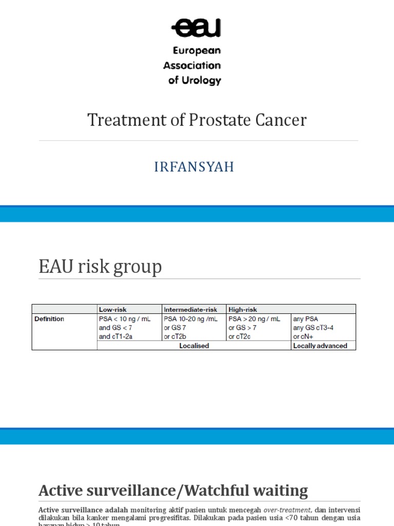 EAU Guidelines On Prostate Cancer | PDF