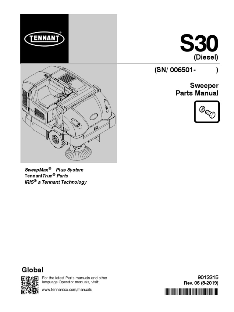 Barredora Tennant S30 DIESEL | PDF