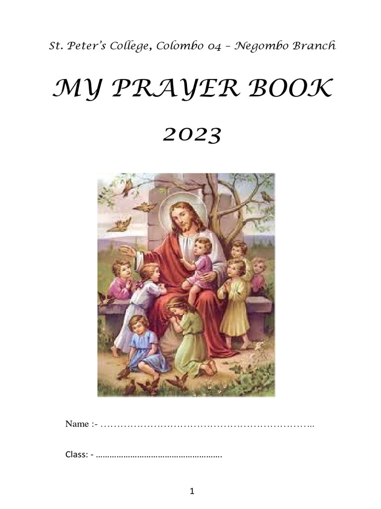 My Prayer Book New 2023 | PDF | Eucharist | God The Father