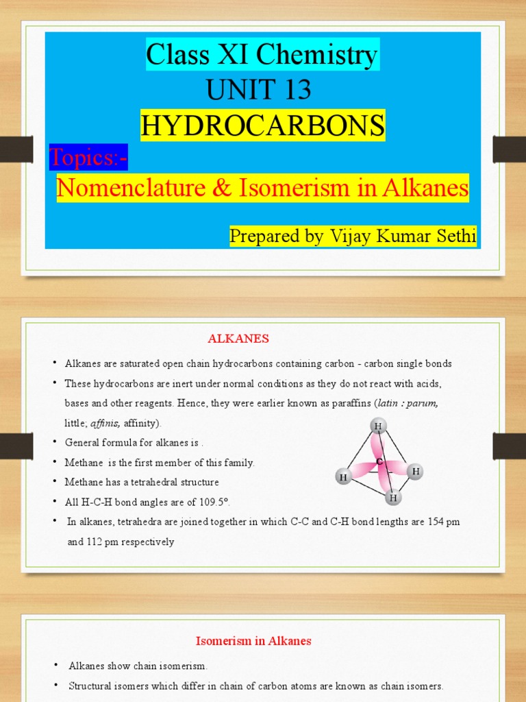 Class 11 Hydrocarbons Overview | PDF | Alkene | Conformational Isomerism