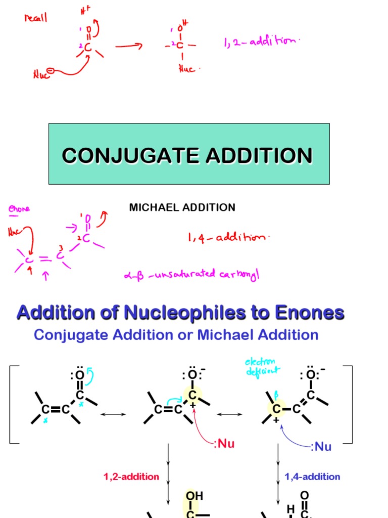 Conjugate Addition | Download Free PDF | Organic Compounds | Carbon ...