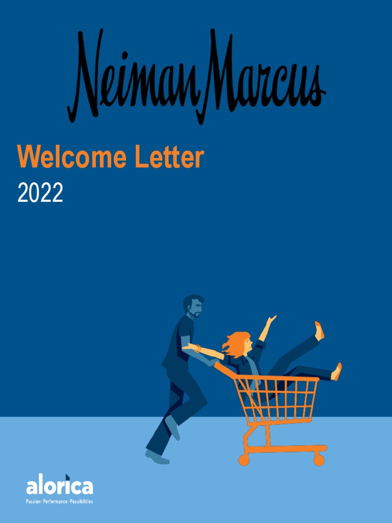 Neiman Marcus Welcome Letter | PDF | Mobile App | World Wide Web