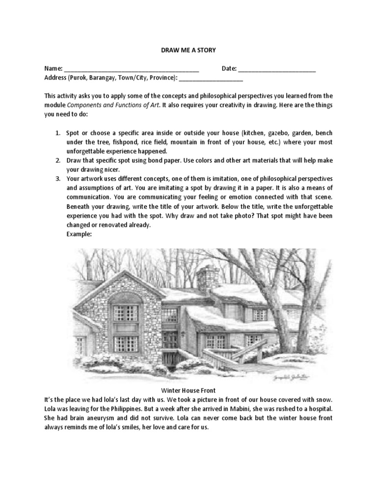 DRAW ME A STORY-1 | PDF