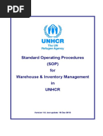 Warehouse Standard Operating Procedure (SOP) | PDF | Warehouse | Audit