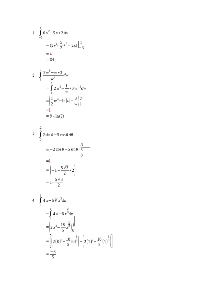 Definite Integral | PDF