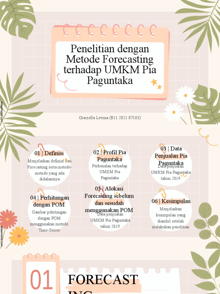 Penelitian Forecasting | PDF