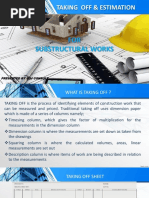 Taking Off Substructure Works | PDF | Concrete | Deep Foundation