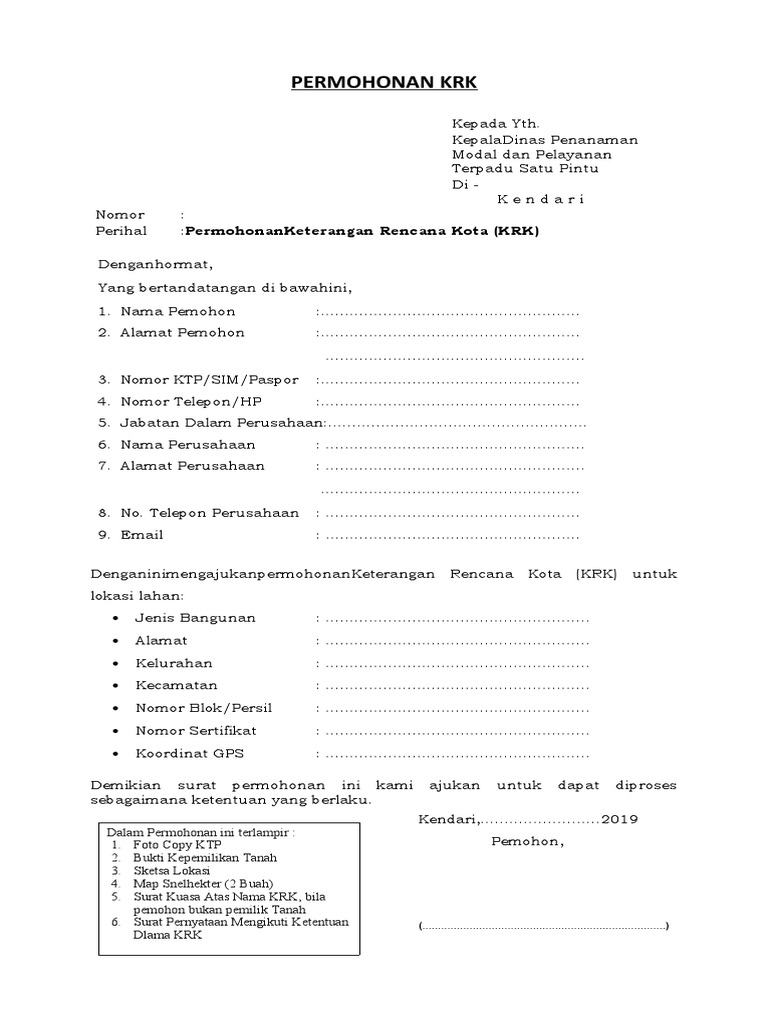 Form Ket KRK | PDF | Hukum