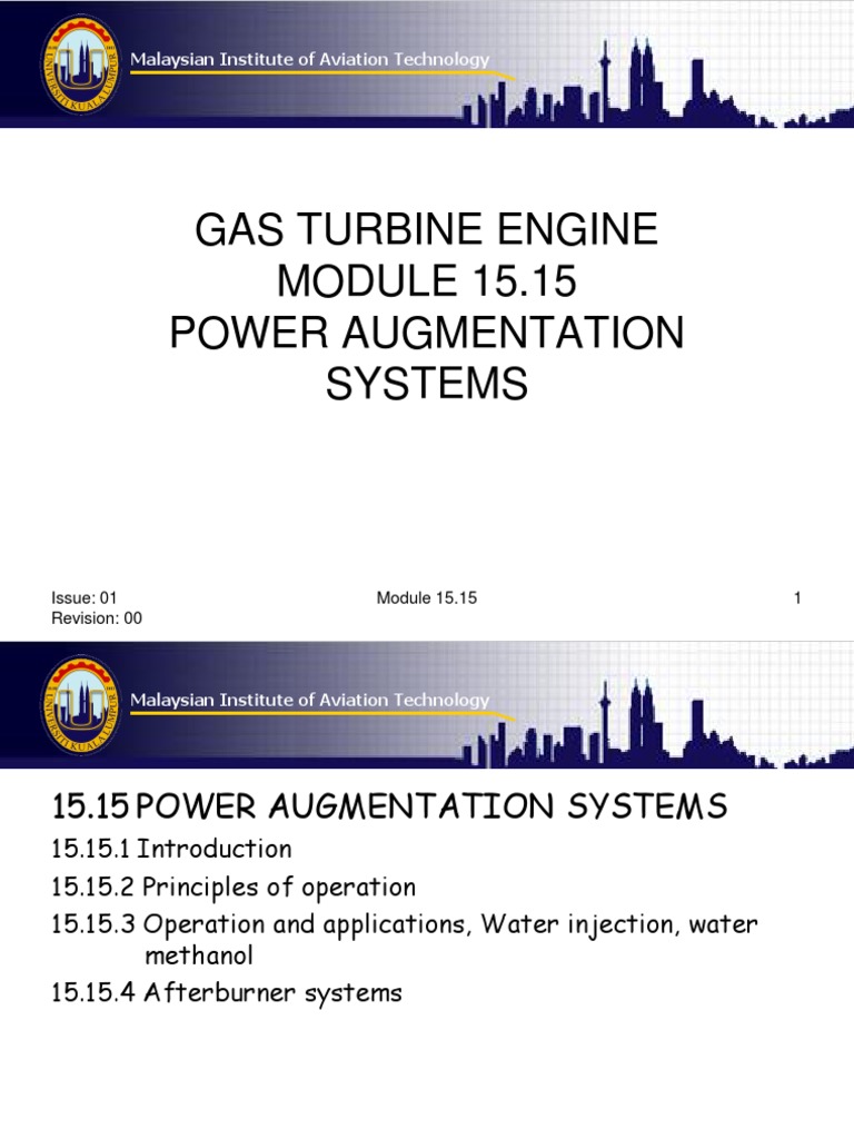 Gas Turbine Engine - Power Augmentation Systems | PDF | Gas Turbine | Engines