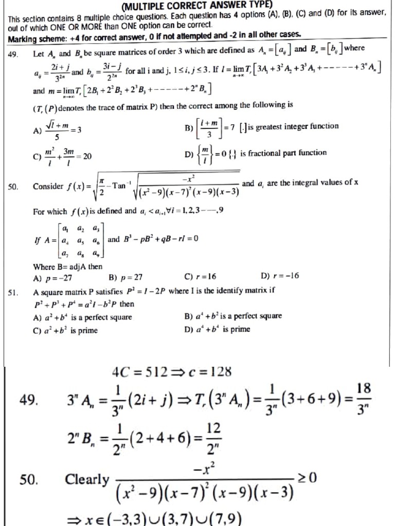 Matrices Assignment | PDF Matrices Assignment | PDF