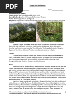 Four Layers of Tropical Rainforest | PDF | Rainforest | Botany