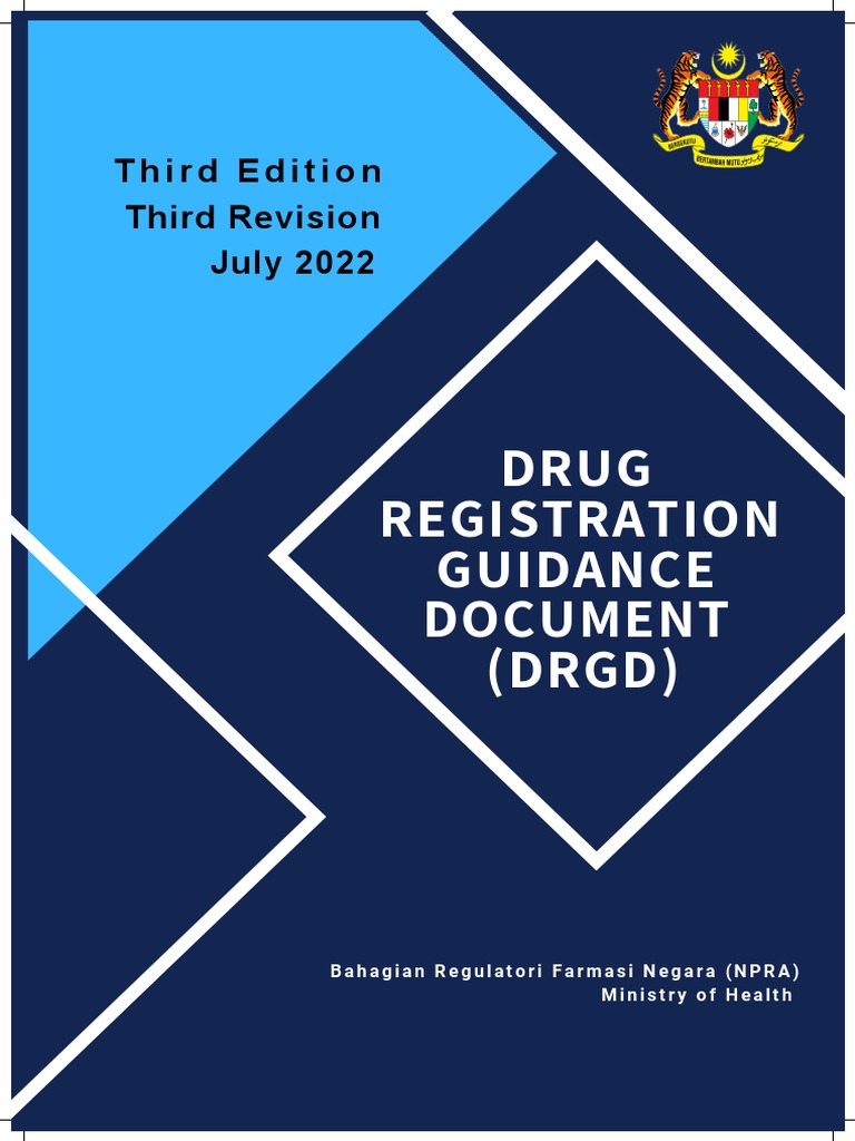 Complete Drug Registration Guidance Document DRGD 3rd Edition 3rd ...