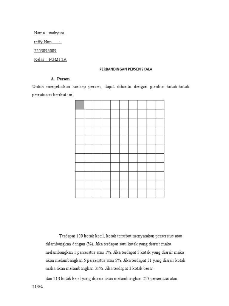 Persen Perbandingan Skala Ayu | PDF | Seni