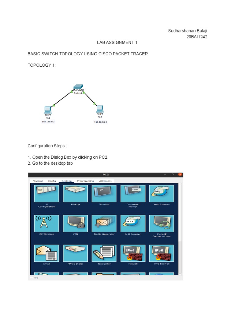 Sudharshanan Balaji 20BAI1242 LAB1 | PDF | Computers