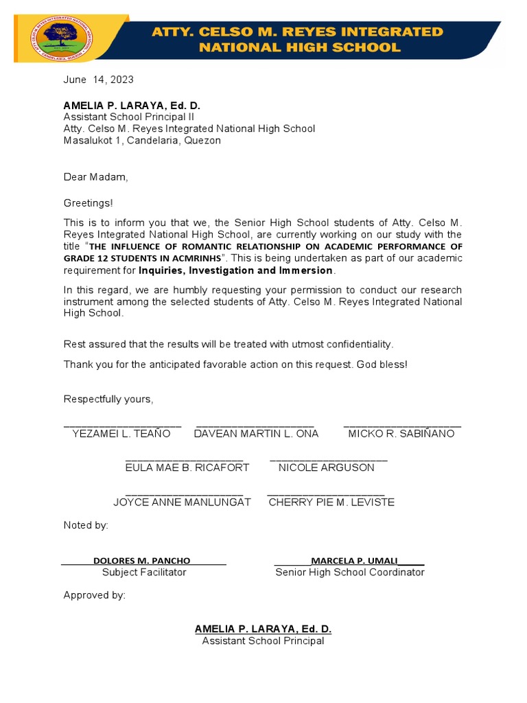 Letter For Research | PDF