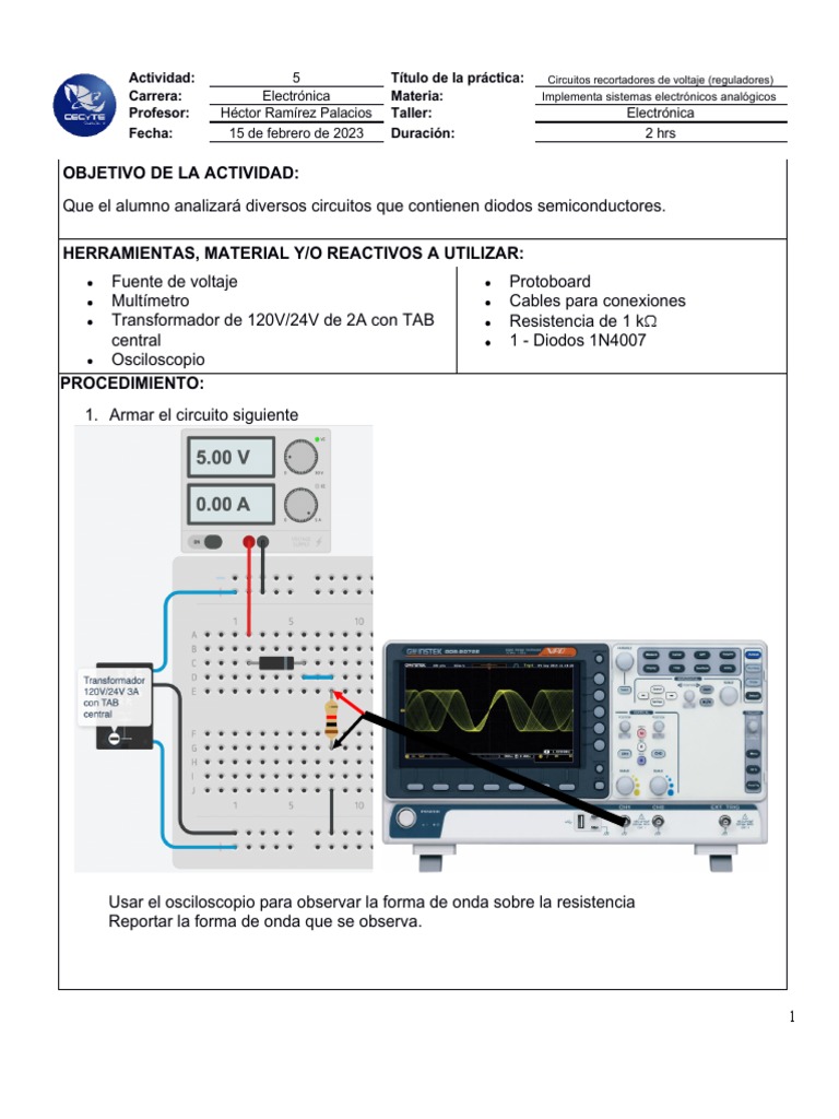 Pract 5 Analógicos EJ-2023 | PDF
