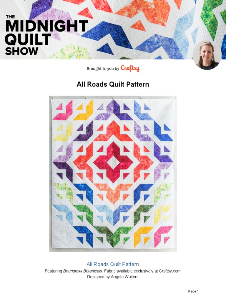 All Roads Quilt Pattern Guide | PDF