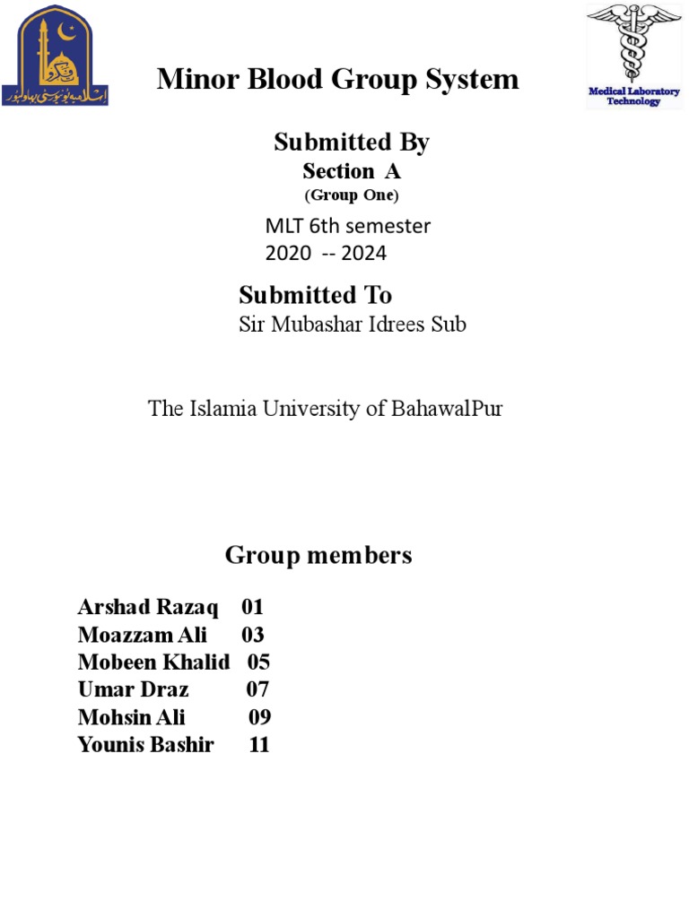 Miner Blood Group System | PDF | Blood Type | Antibody