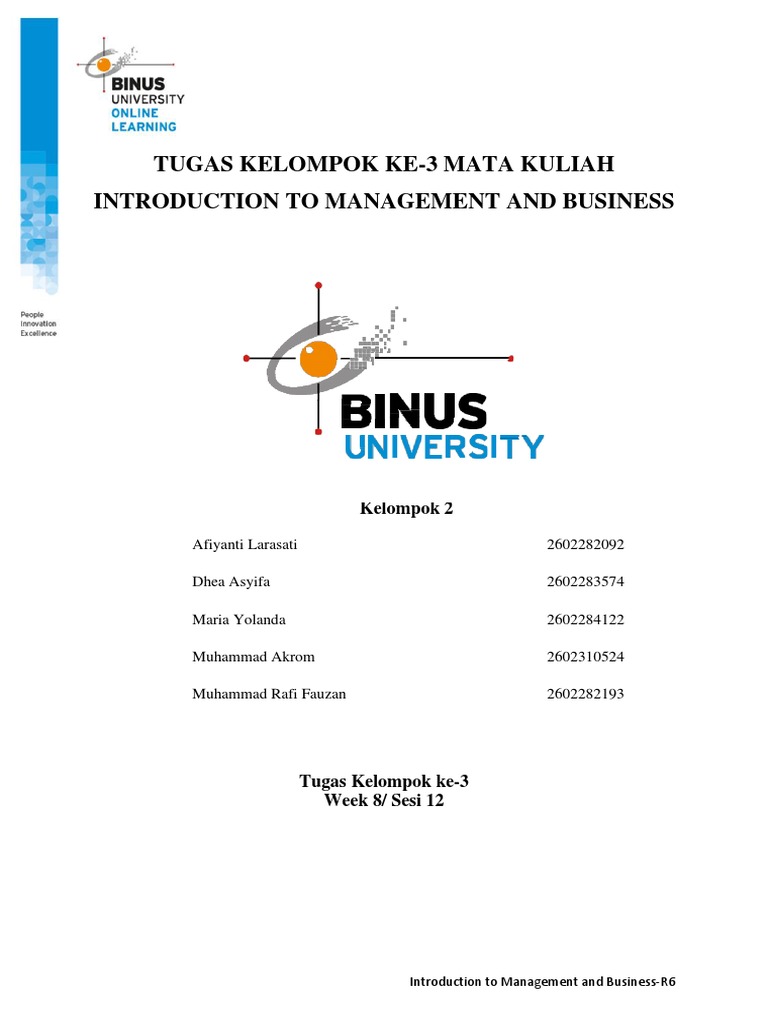 2221 MGMT6072038 Diea TK3-W8-S12-R6 Team2 | PDF