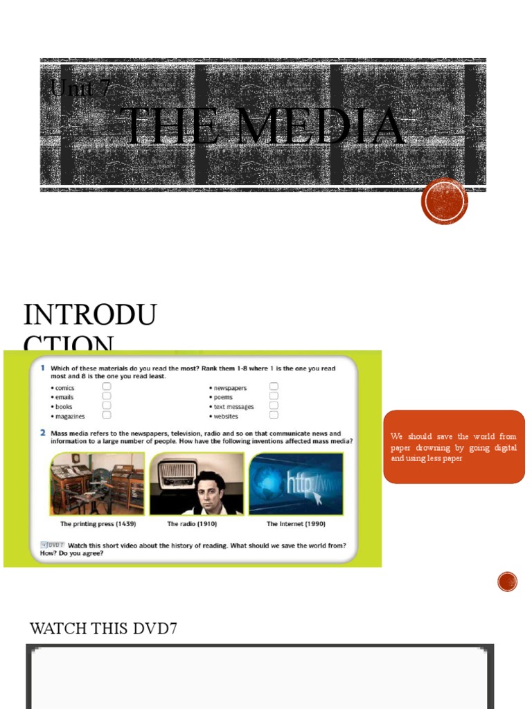Form 5 Chapter 7 - The Media | PDF