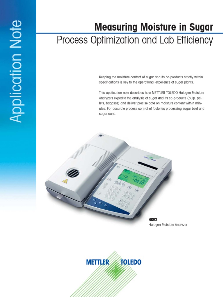 Moisture Analysis in Sugar Production | PDF | Science & Mathematics